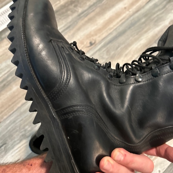 Nathan Hack | Shoes | Vintage Nathan Hack Ripple Sole Black Military ...